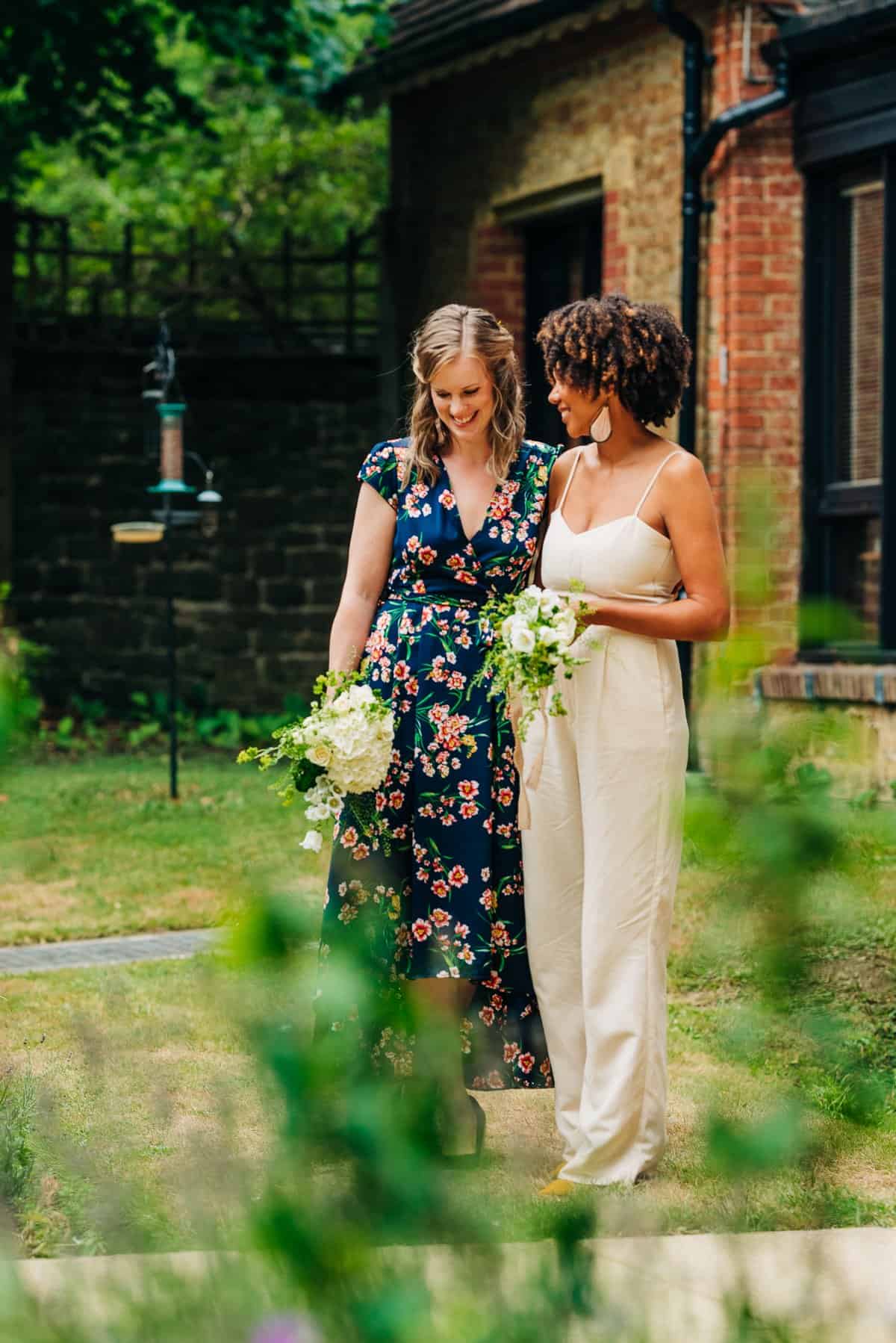 Laura and Emily's intimate lockdown wedding - Harriet Bird Photography